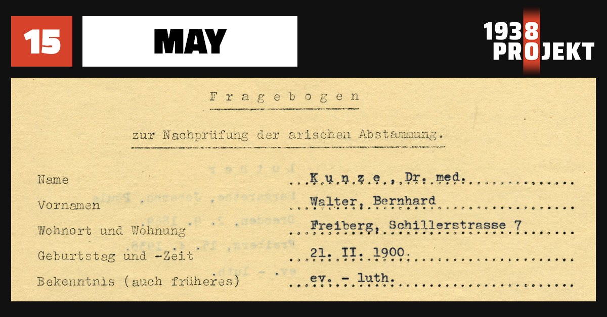 1938Projekt | Der „Arier-Nachweis“