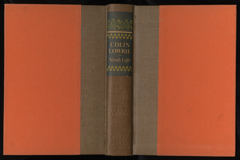 Book cover design for: Colin Lowrie / design by George Salter - The ...