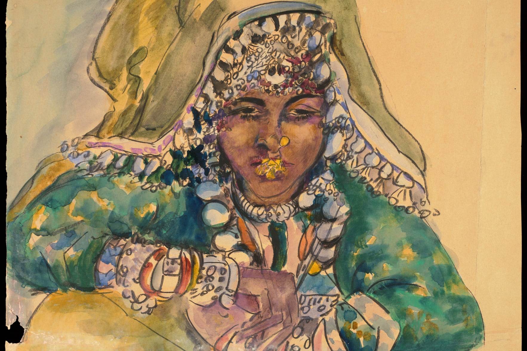 Collection Highlight: Chuma, a Tawaif of Agra - Leo Baeck Institute